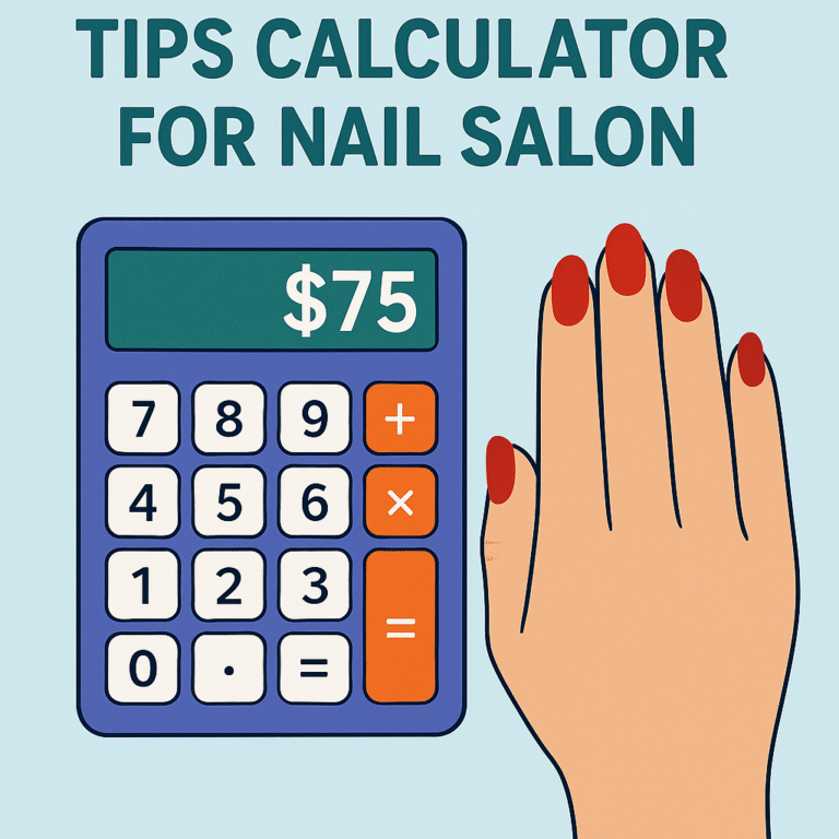 Tip Calculator For Nail Salon 100% Free Online - Nail Salon Safety